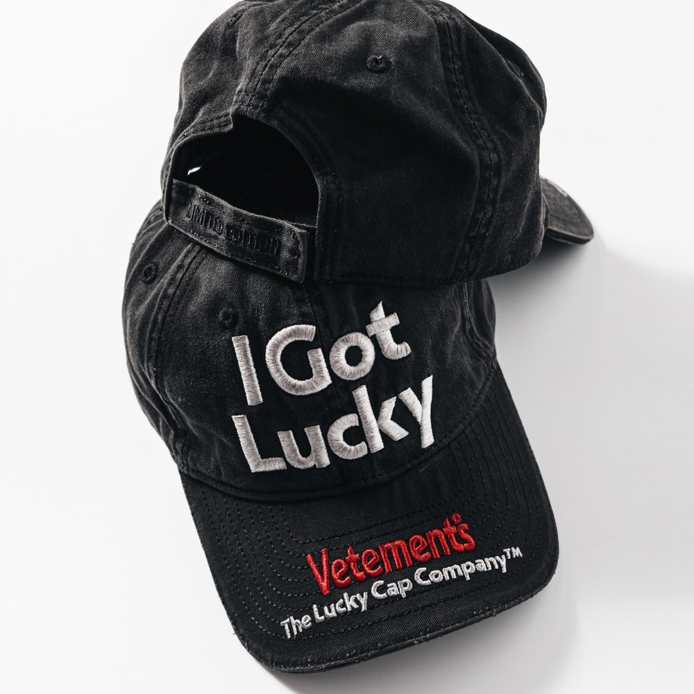 VETEMENTS - I GOT LUCKY CAP | WORLD EXCLUSIVE
