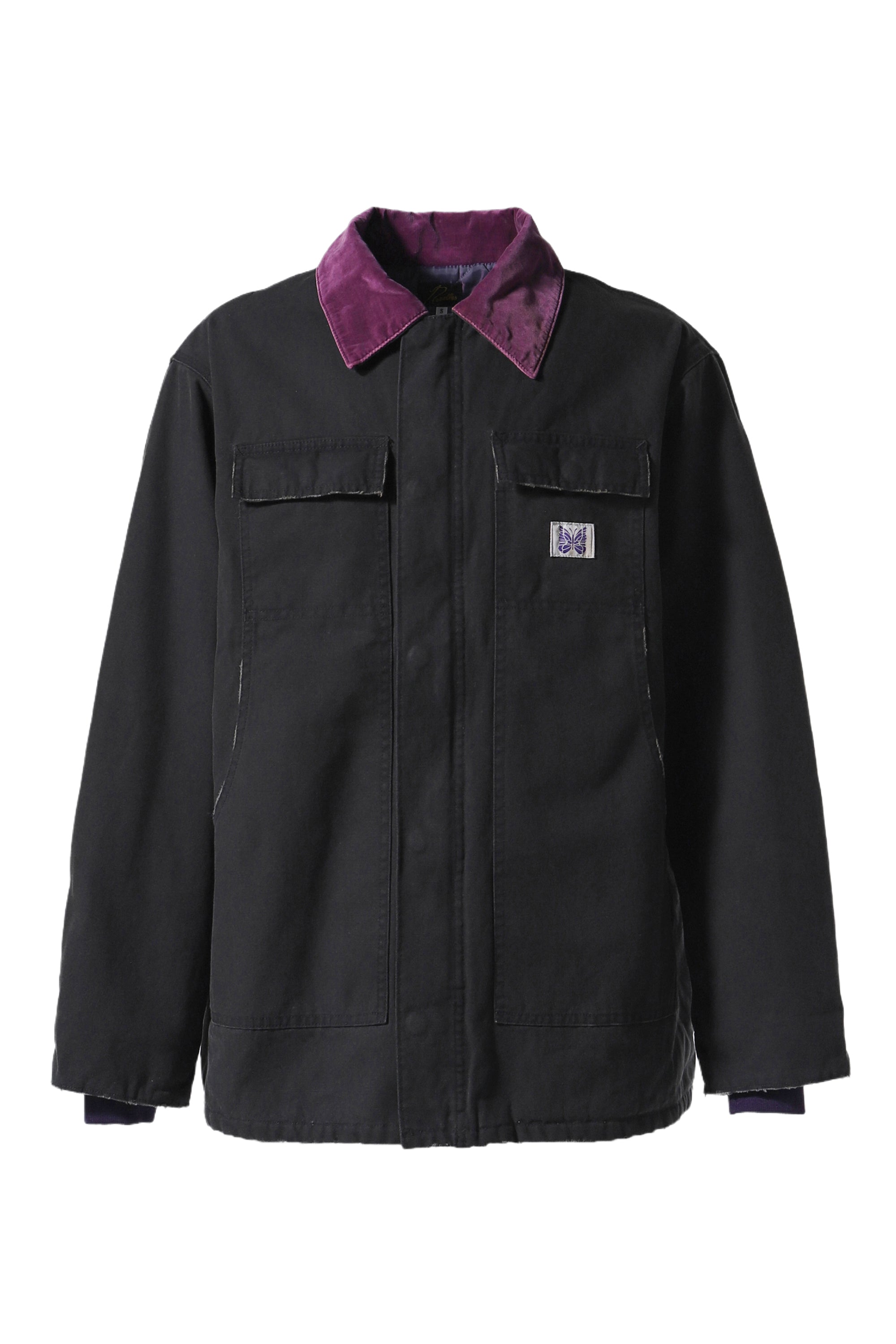 Needles ニードルス FW24 LUMBERJACK COAT - 11OZ COTTON OXFORD / BLK - NUBIAN
