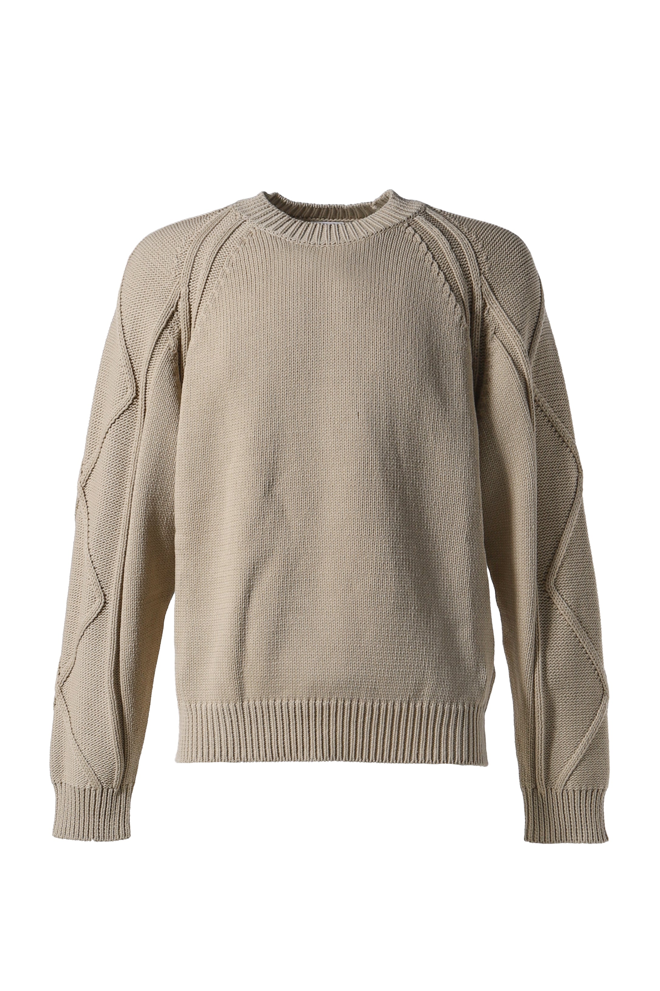 KENZO ケンゾー FW24 CABLE JUMPER / BEI - NUBIAN