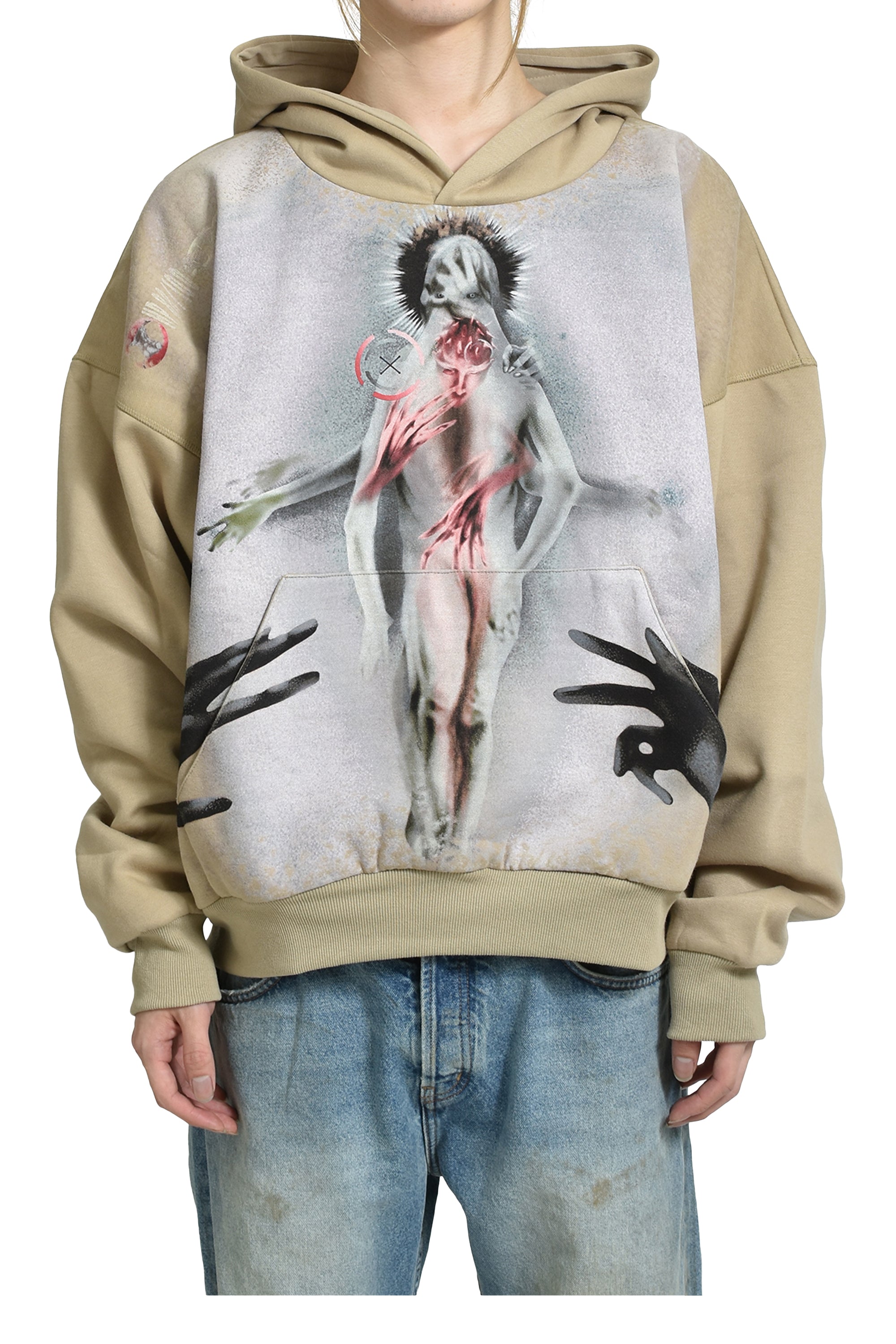 Forbidden Knowledge FW25 OG SIN SWEATER / CRM - NUBIAN