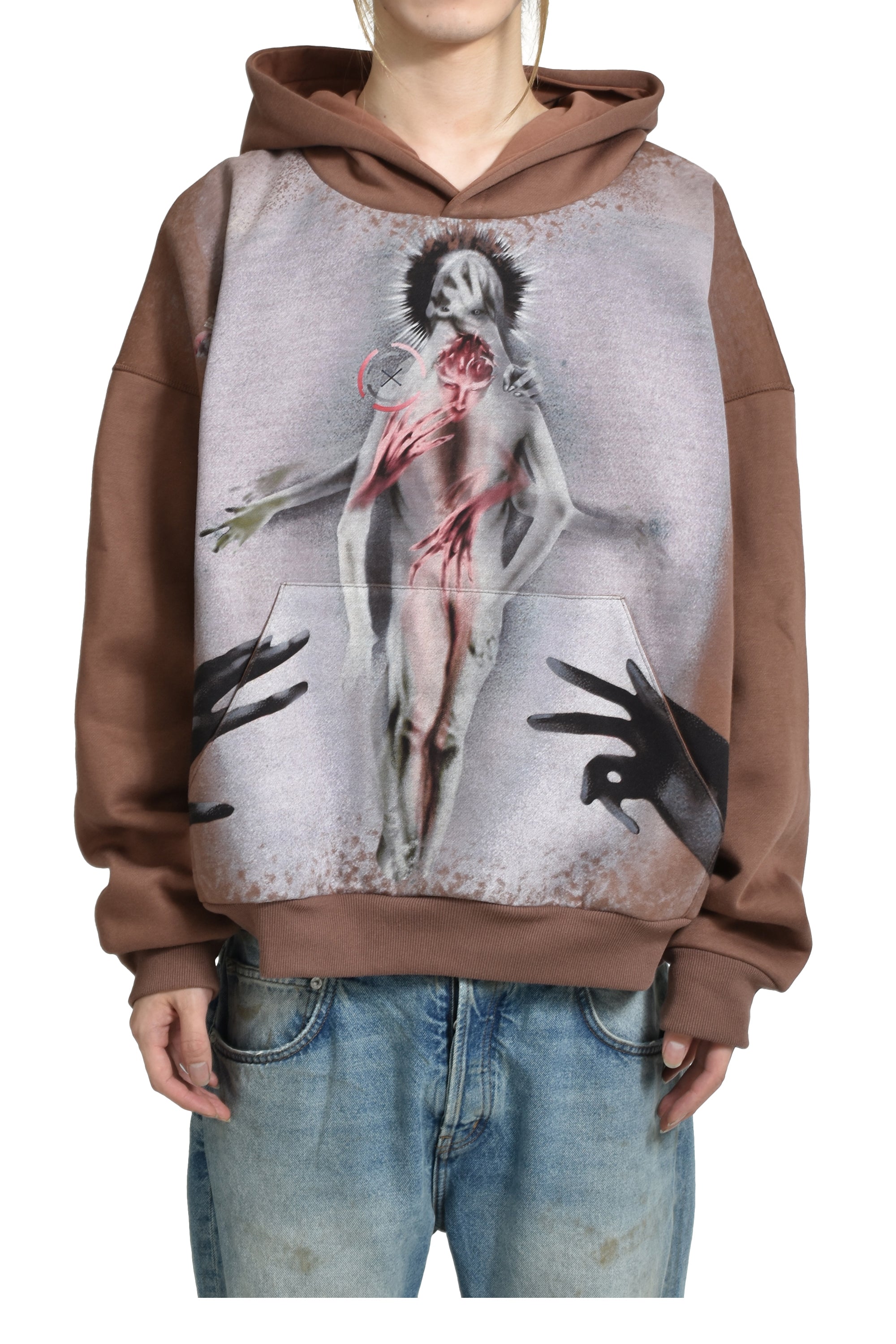 Forbidden Knowledge FW25 OG SIN SWEATER / BRW - NUBIAN