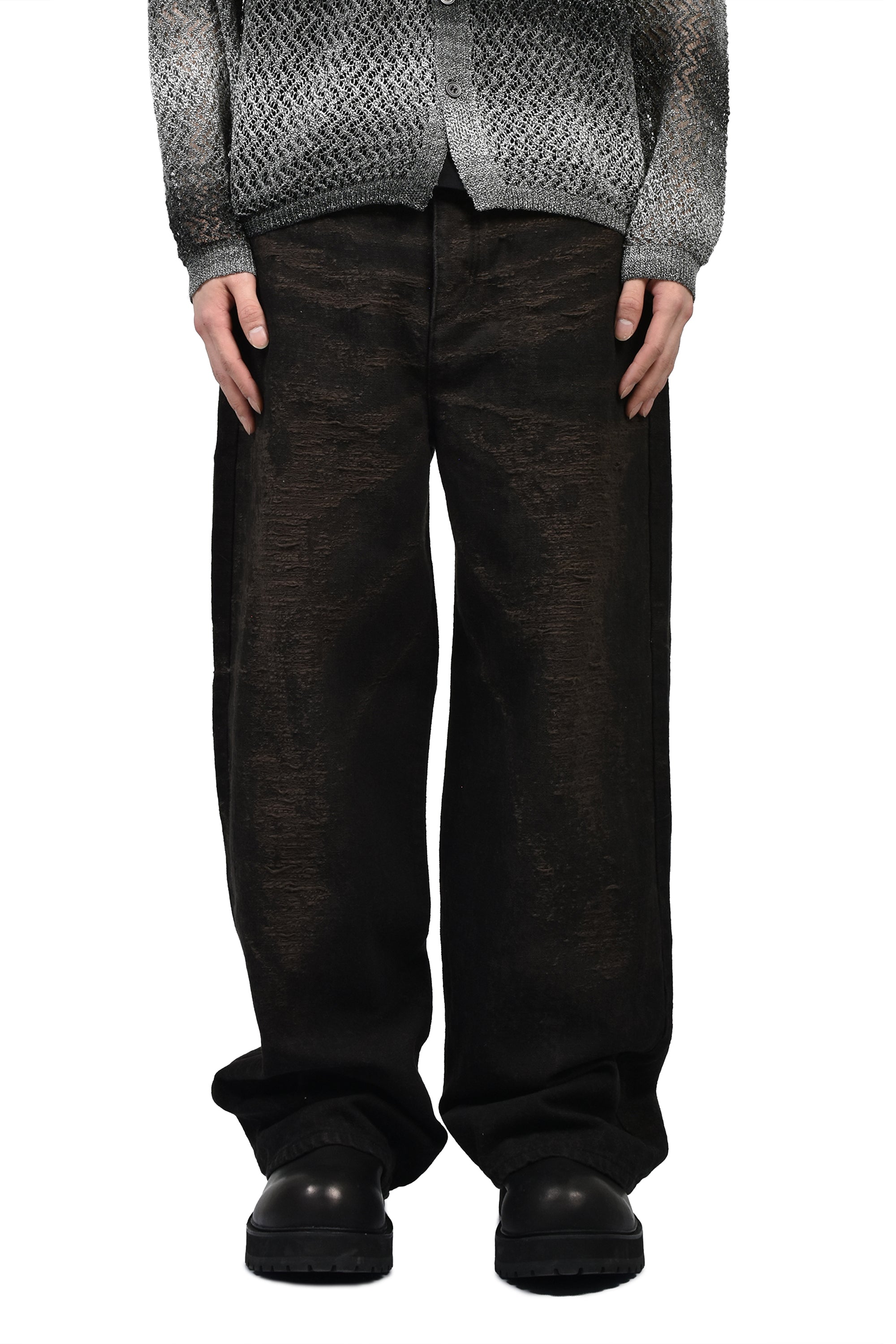TAAKK ターク SS26 WIDE DENIM / BRW - NUBIAN ヌビアン