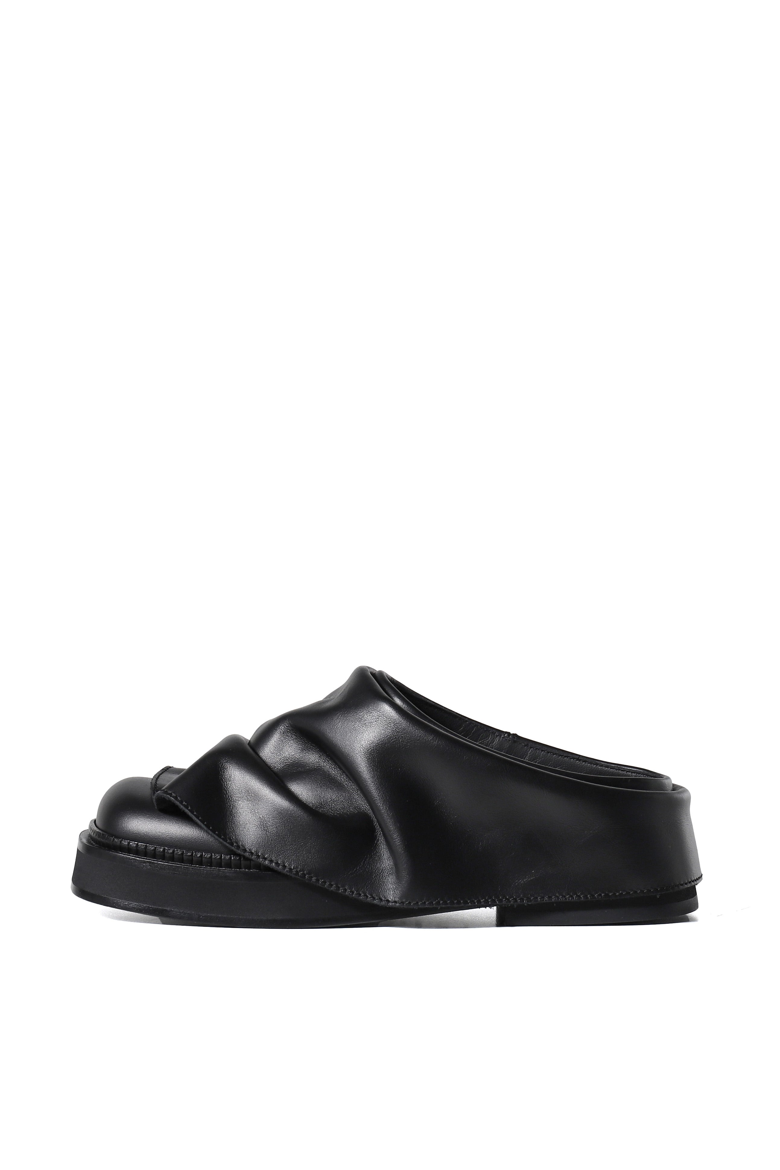 THE ATTICO アティコ SS25 MINI ROBIN SABOT / BLK - NUBIAN