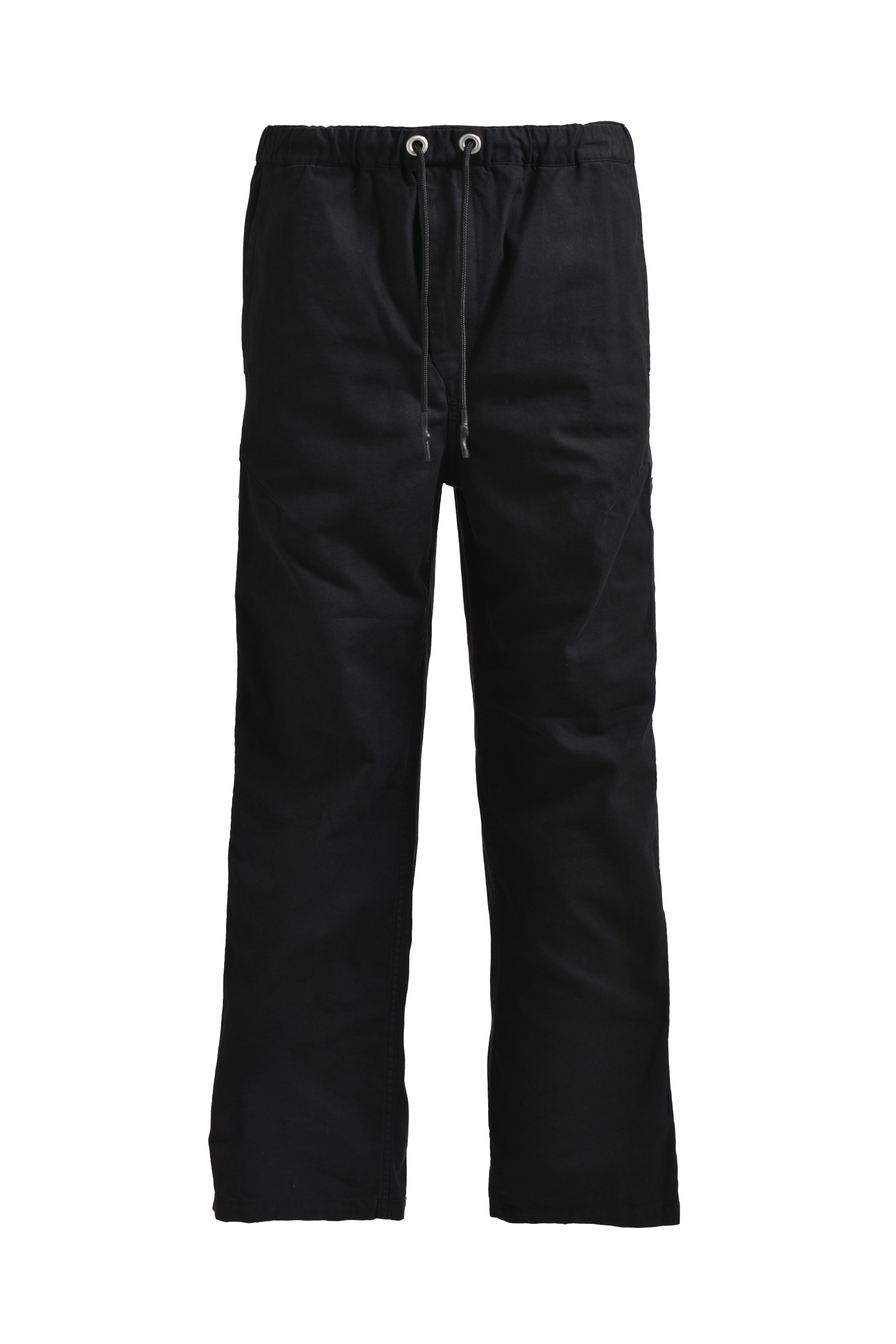 BREATH BREATH SS25 NEWRICH SIDE BOTTUN PANTS / COTTON BLK - NUBIAN