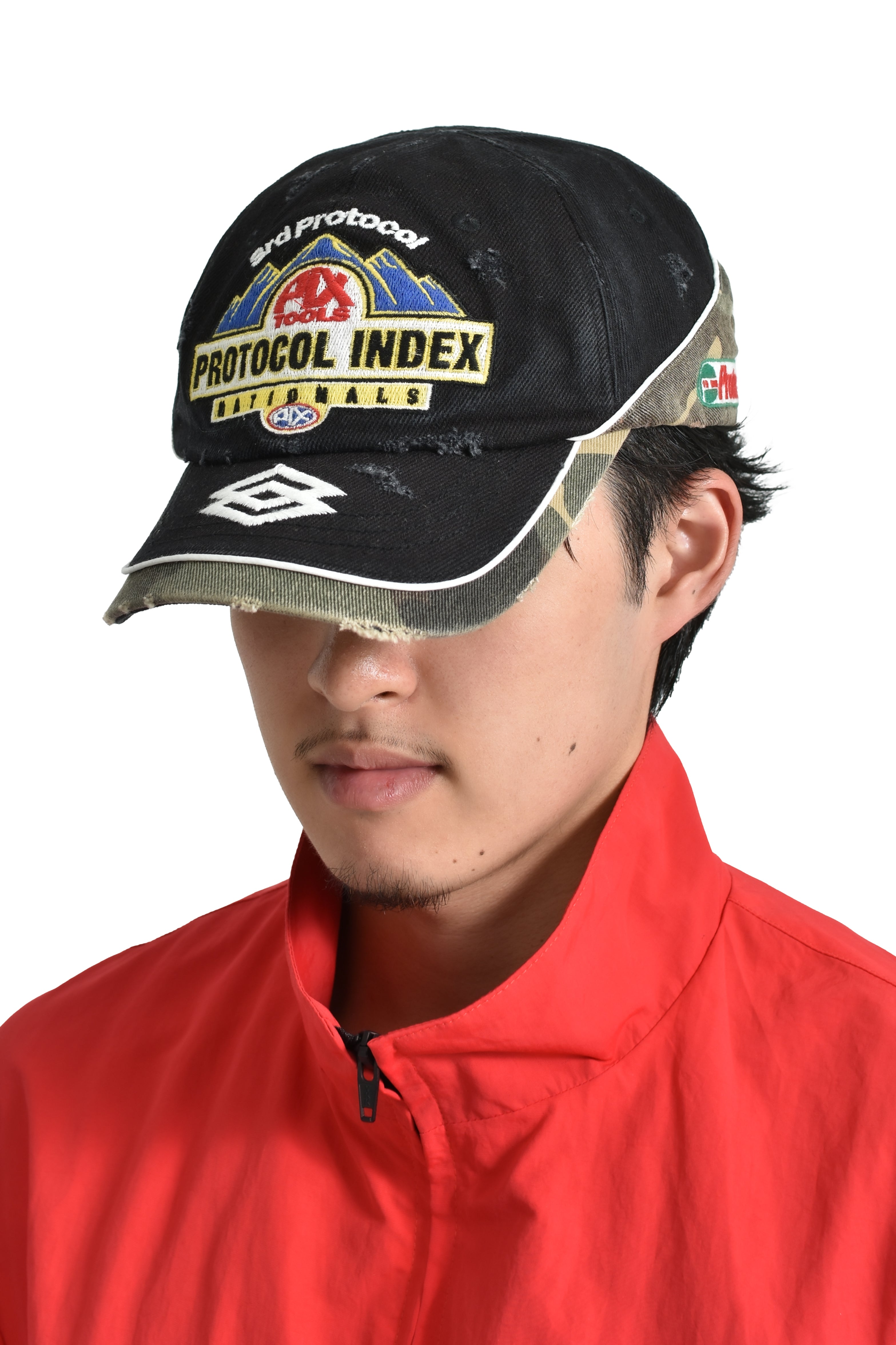 Protocol Index FW25 Racing Cap / Black - Nubian