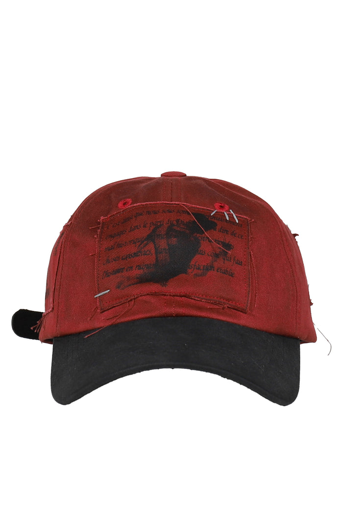ENFANTS RICHES DÉPRIMÉS アンファン リッシュ デプリメ FW25 NAPOLEON 6-PANEL HAT / RED ...
