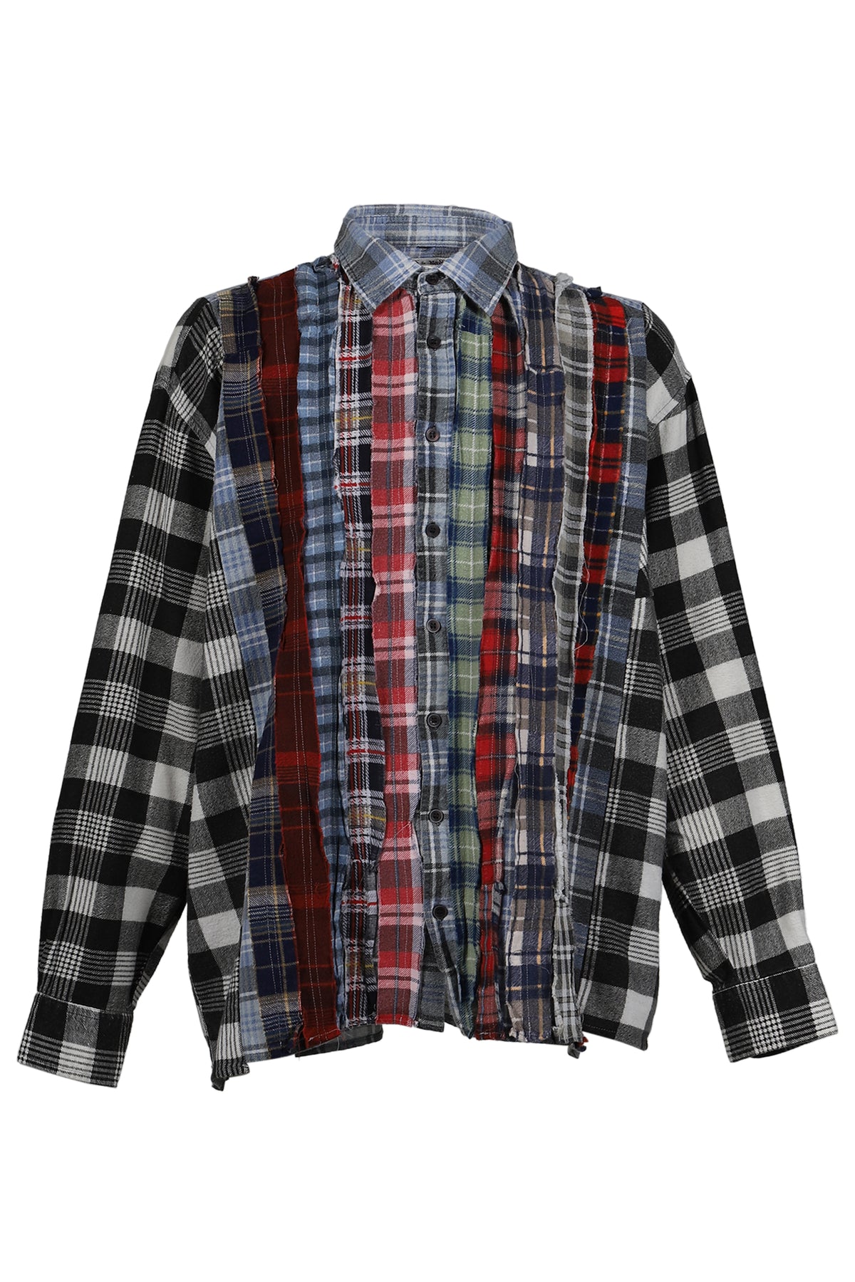 Rebuild By Needles リビルド バイ ニードルス FLANNEL SHIRT -> RIBBON WIDE SHIRT ...