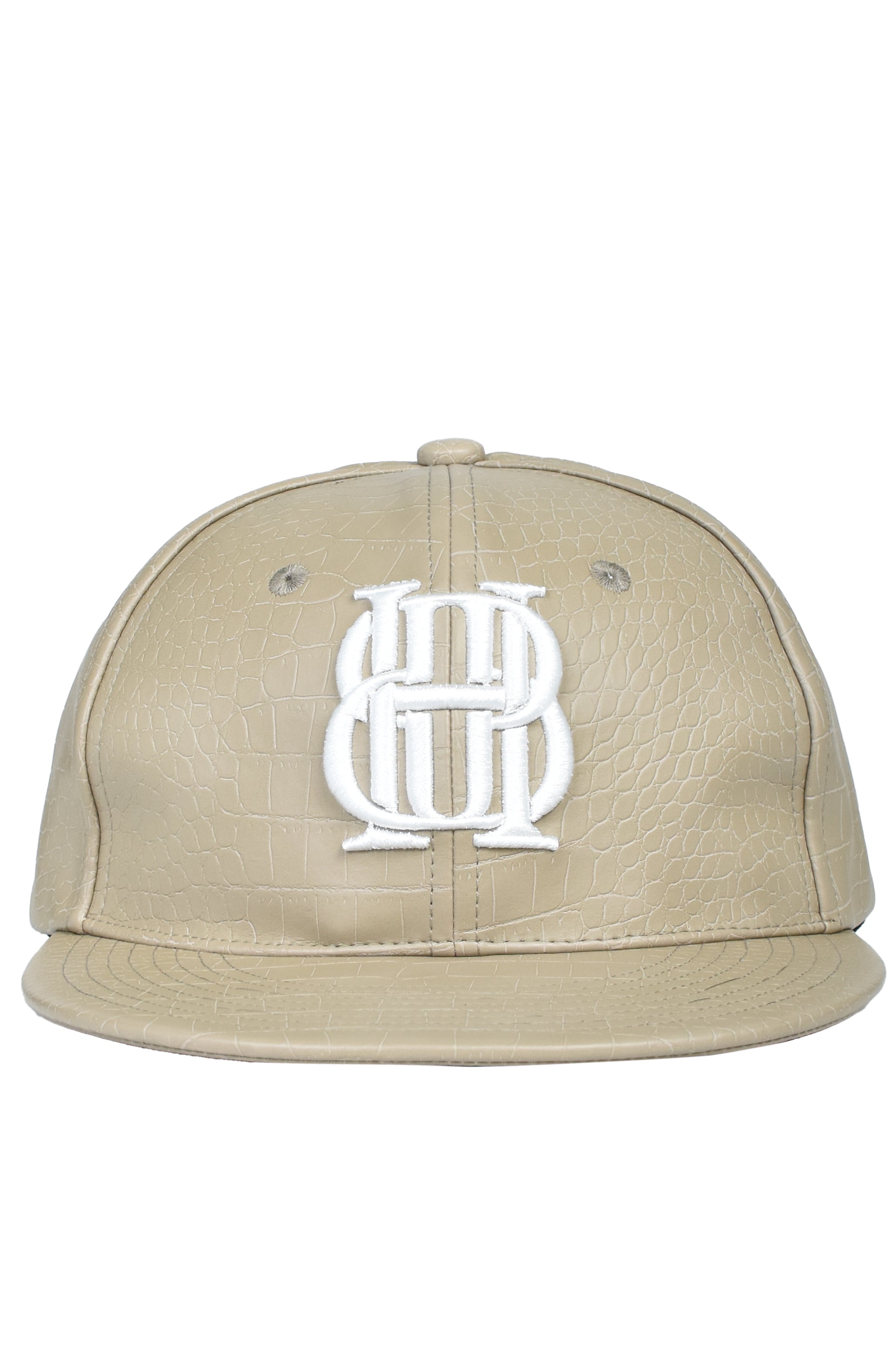 BREATH ブレス FW25 BH LOGO FAUX CROCODILE CAP / BEI - NUBIAN ヌビアン