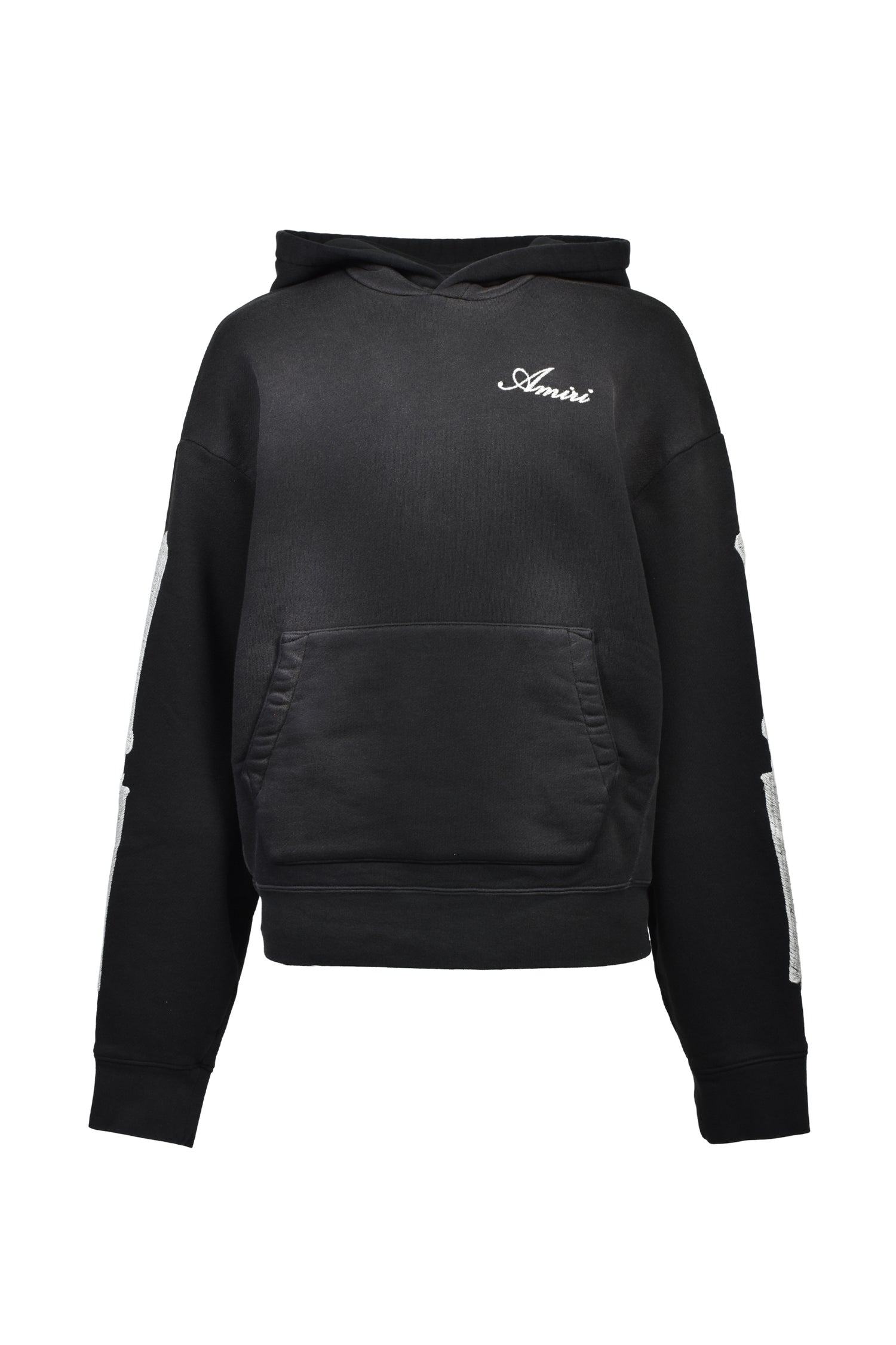 AMIRI アミリ SS26 BONES OVERSIZED HOODIE / BLK - NUBIAN ヌビアン