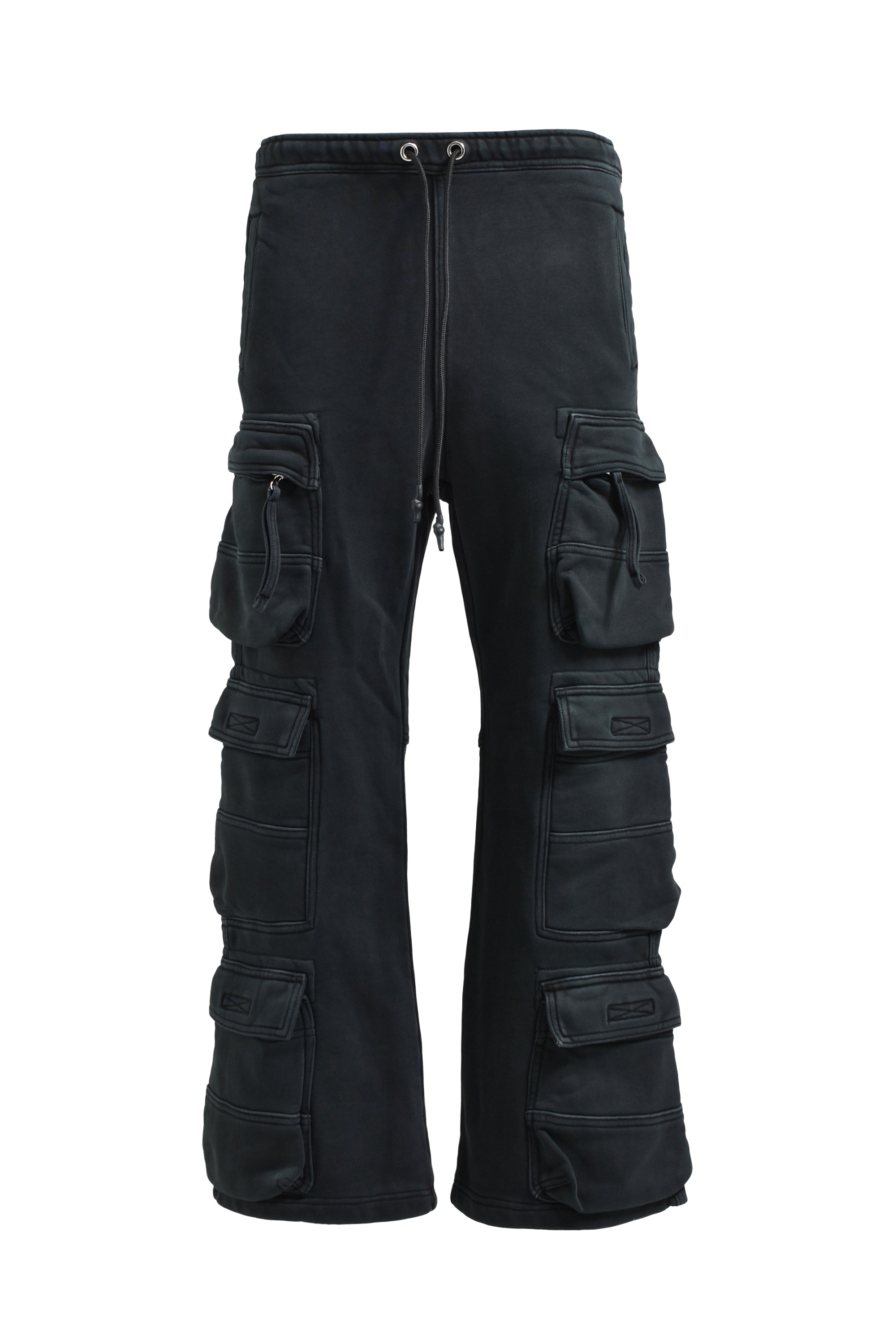 BREATH FW25 FADE TRIPLE CARGO PANTS / BLACK - NUBIAN